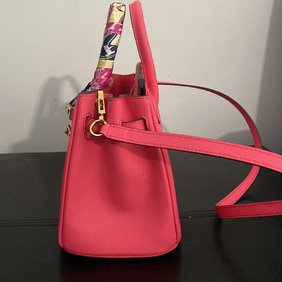 House of Hello | Bags | House Of Hello Birkin 25 Coral Red Leather ...